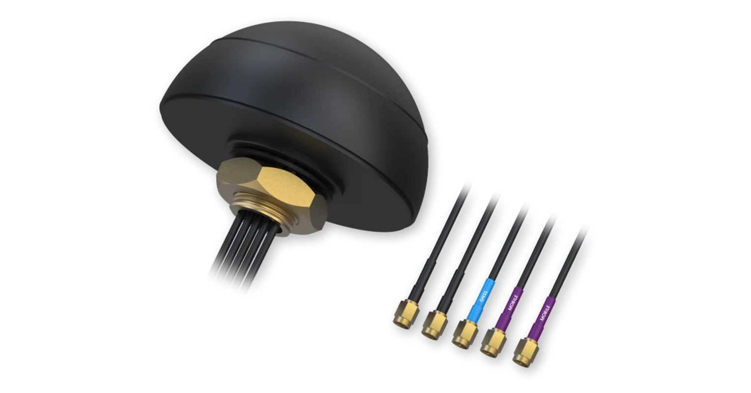 Teltonika PR1KCO28 COMBO MIMO Mobil/GNSS/WiFi SMA Beépíthető Antenna ...