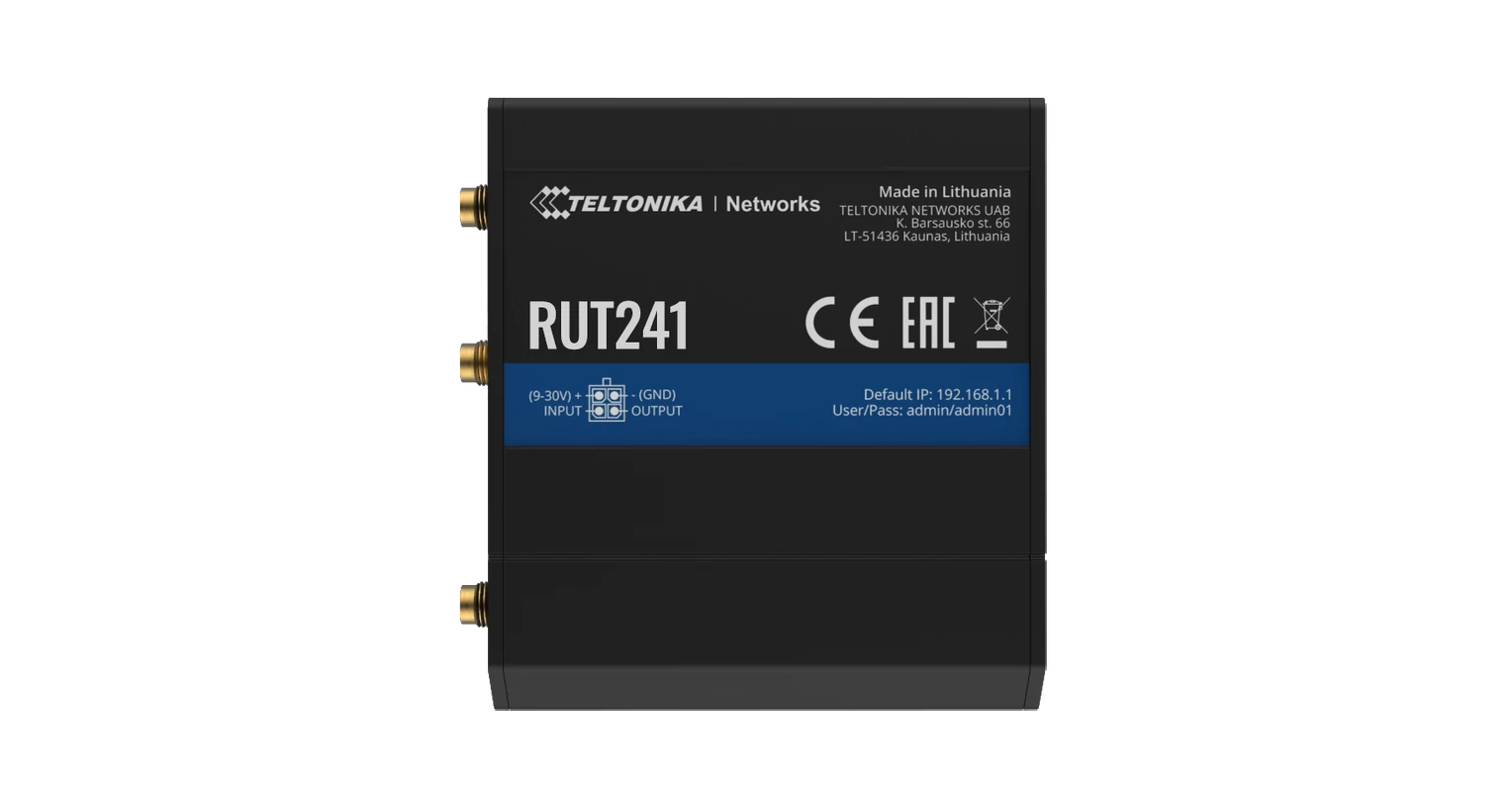 RUT241 Ipari Mobilnet Router 4G LTE WIFI - Teltonika Networks - IoTPRO