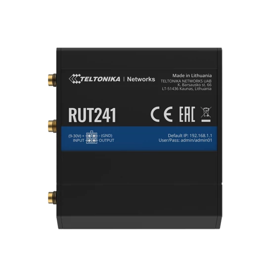 RUT241 Ipari Mobilnet Router 4G LTE WIFI - Teltonika Networks - IoTPRO