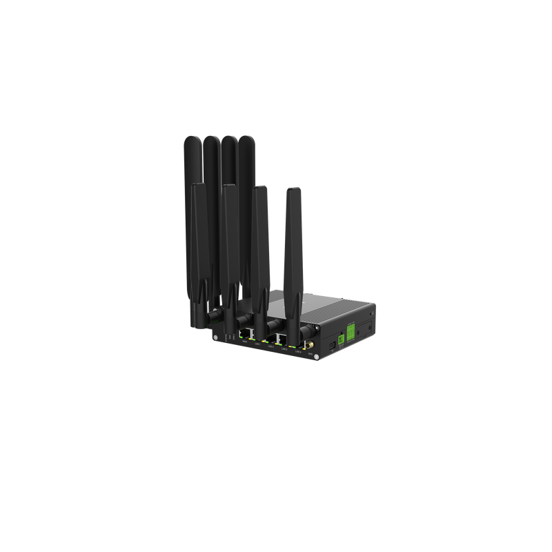 Milesight UR75 DUAL SIM 5G Ipari Mobilnet Router WIFI6 GPS 5xGigabit ...