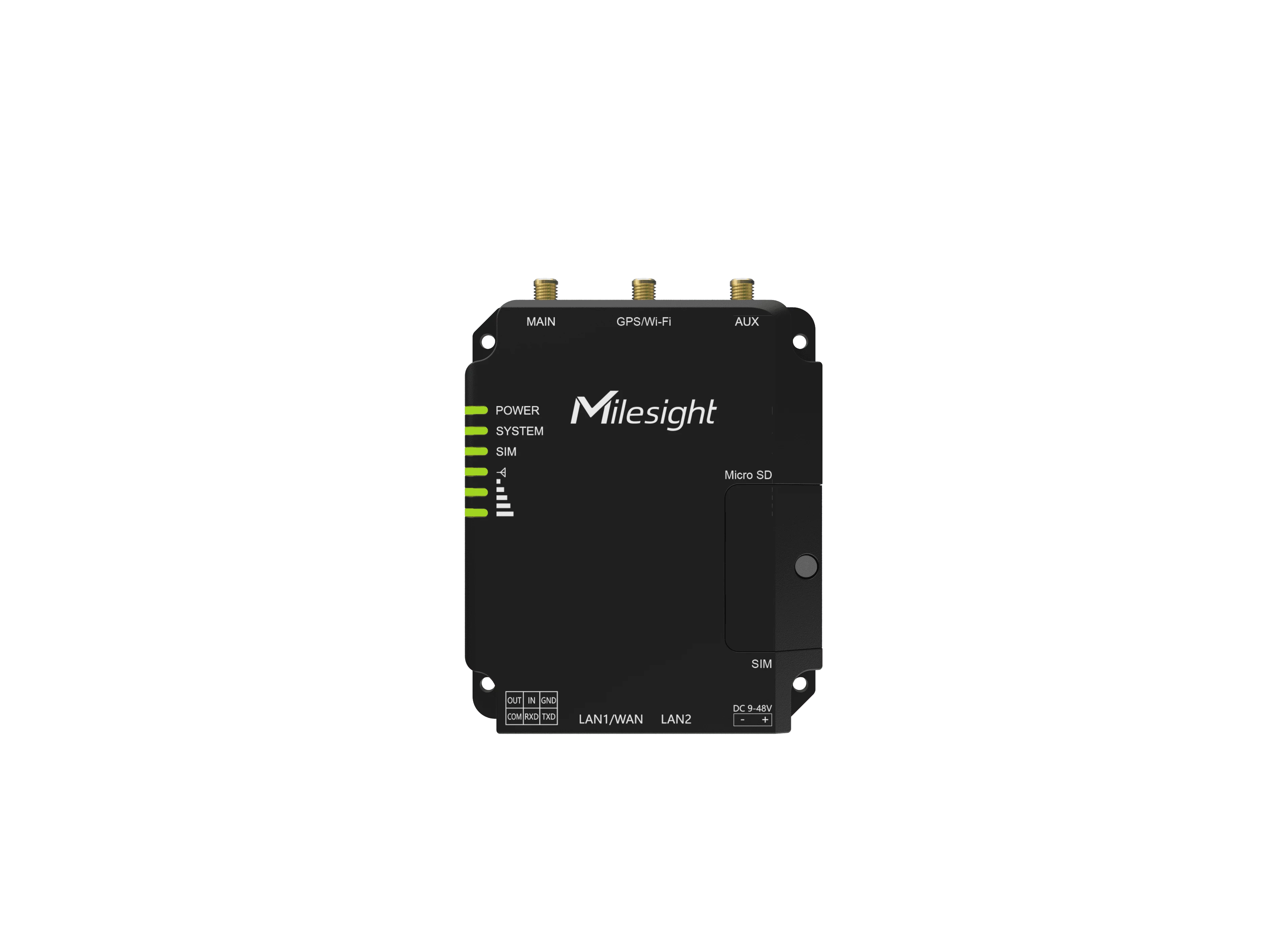 Milesight UR32-L04EU Ipari Mobilnet Router 4G LTE DUAL SIM 2xLAN RS232 ...