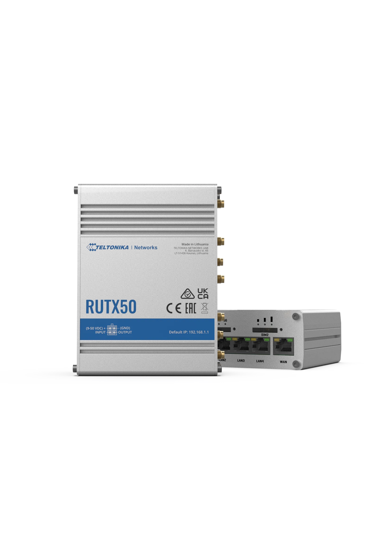 RUTX50 5G Ipari Mobilnet Router WIFI 5 & GNSS & 5 x Gigabit ETH ...